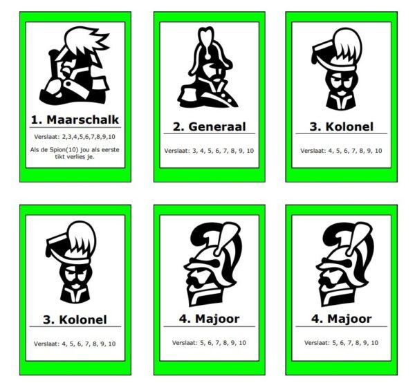 Levend Stratego | Spelregels en kaarten - Scout's Choice